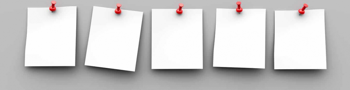 Paper sheets with pins | Studer Education